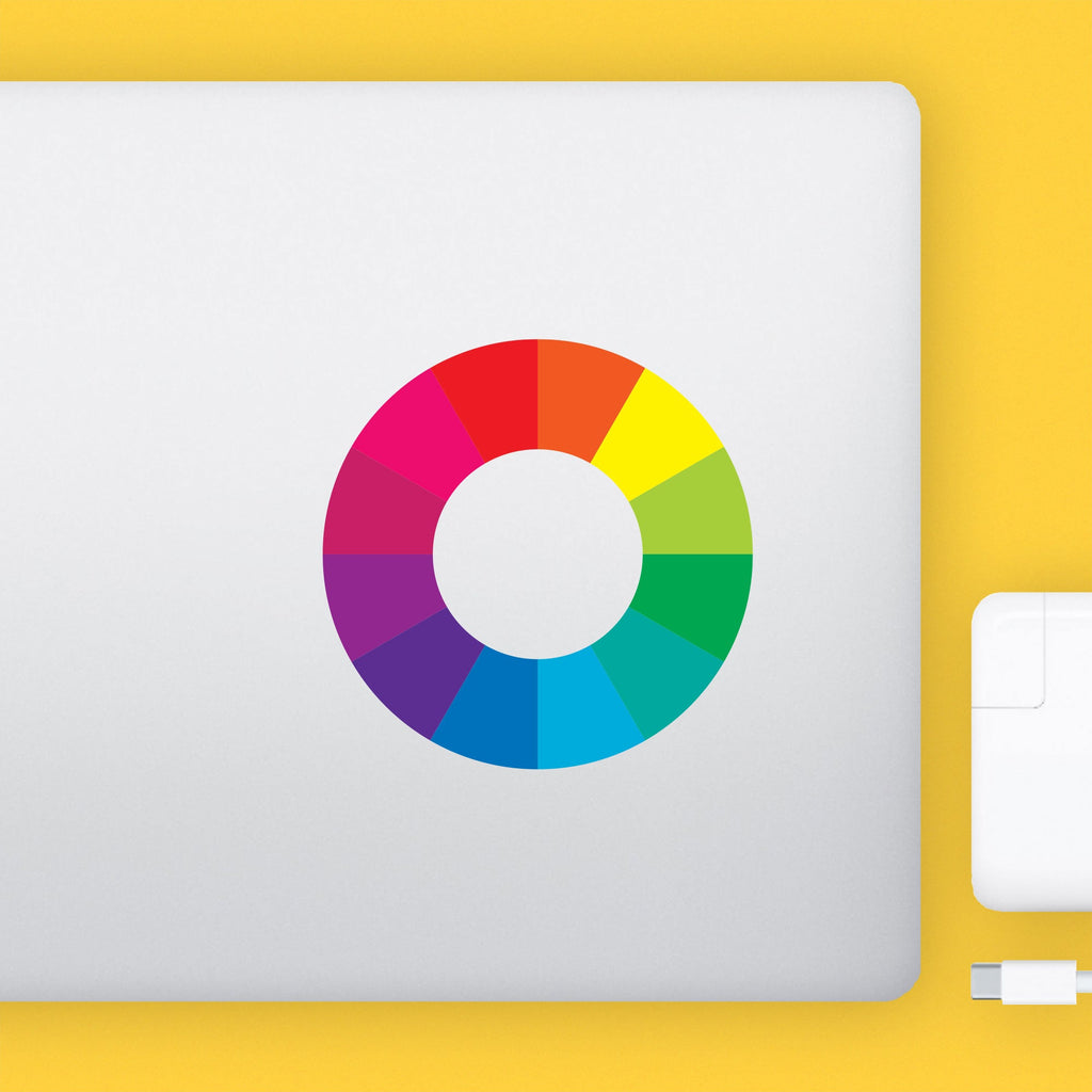 Tertiary Color Wheel Decal - Bright Future Heirloom