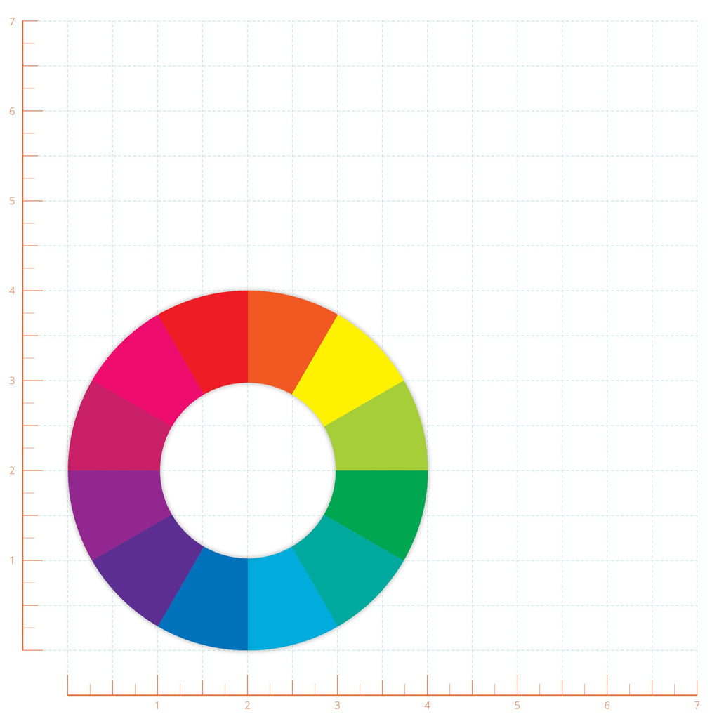Tertiary Color Wheel Decal - Bright Future Heirloom